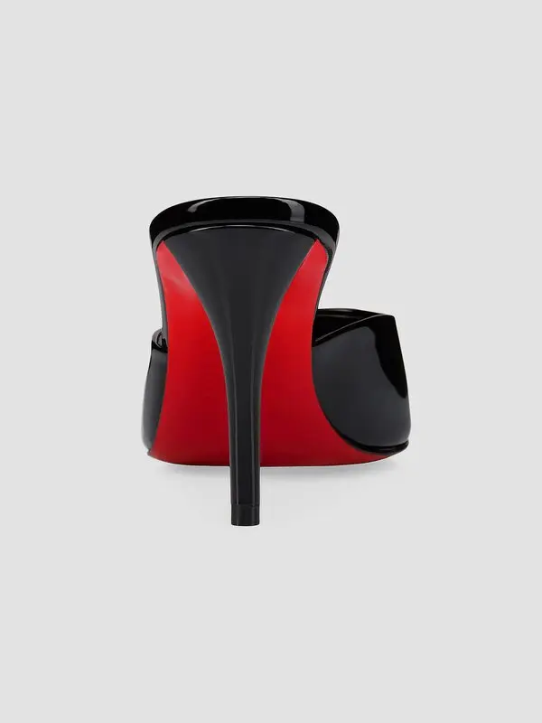 CHRISTIAN LOUBOUTIN Miss Z Patent Leather 80mm Mules