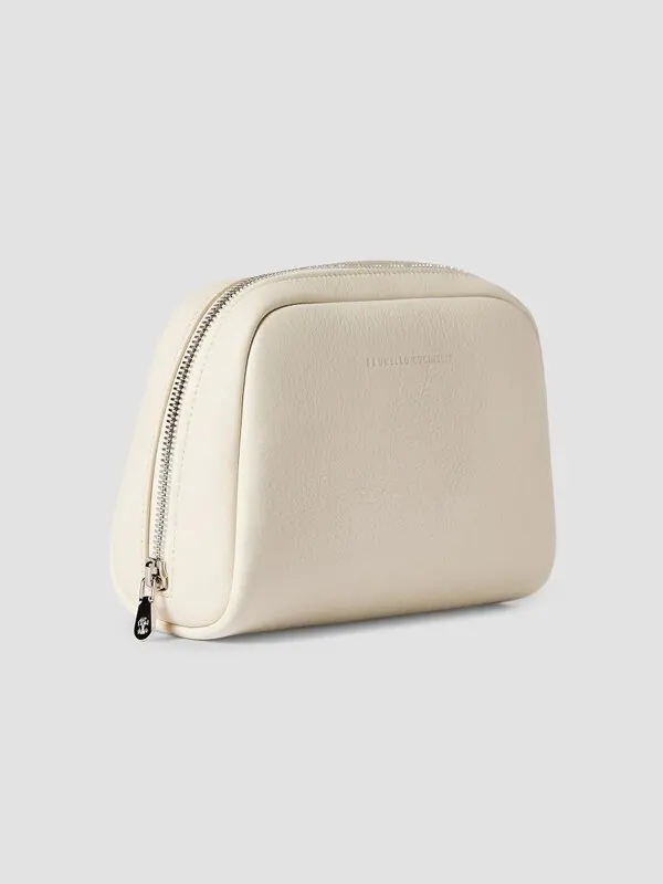 Brunello Cucinelli Fine Grain Calfskin Slim Beauty Case