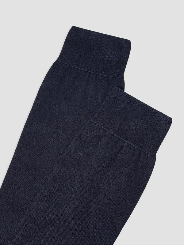 Brunello Cucinelli Cotton Socks - Navy Blue