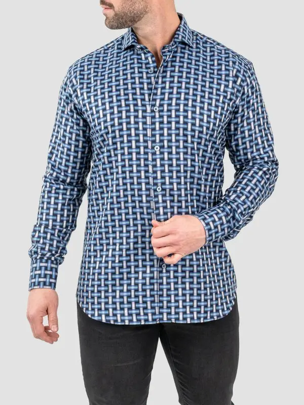 MACEOO Einstein Jacq Digi Weave Shirt