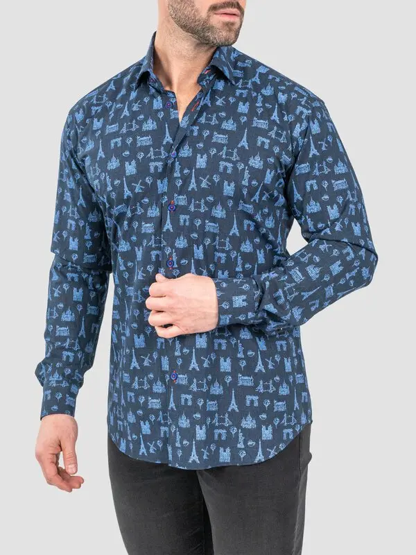 MACEOO Fibonacci Paris Tour Shirt