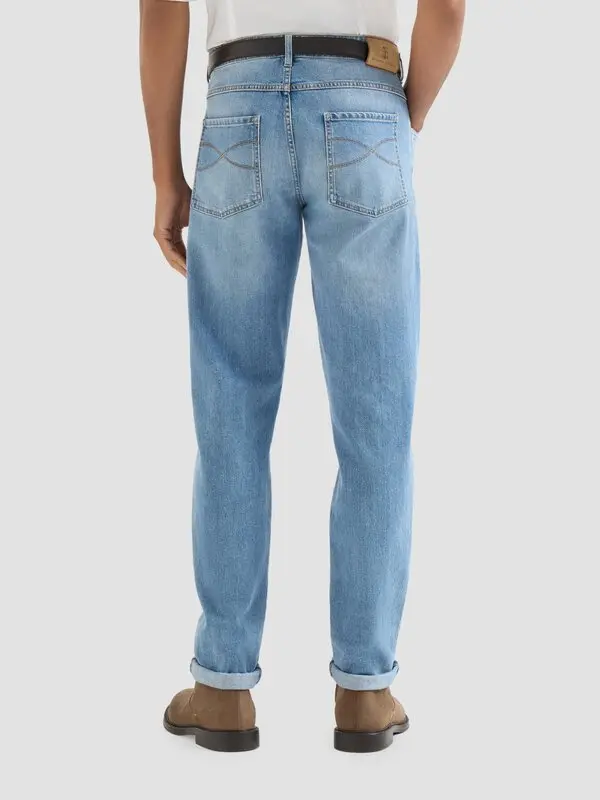 Brunello Cucinelli Comfort Denim Five-pocket Trousers