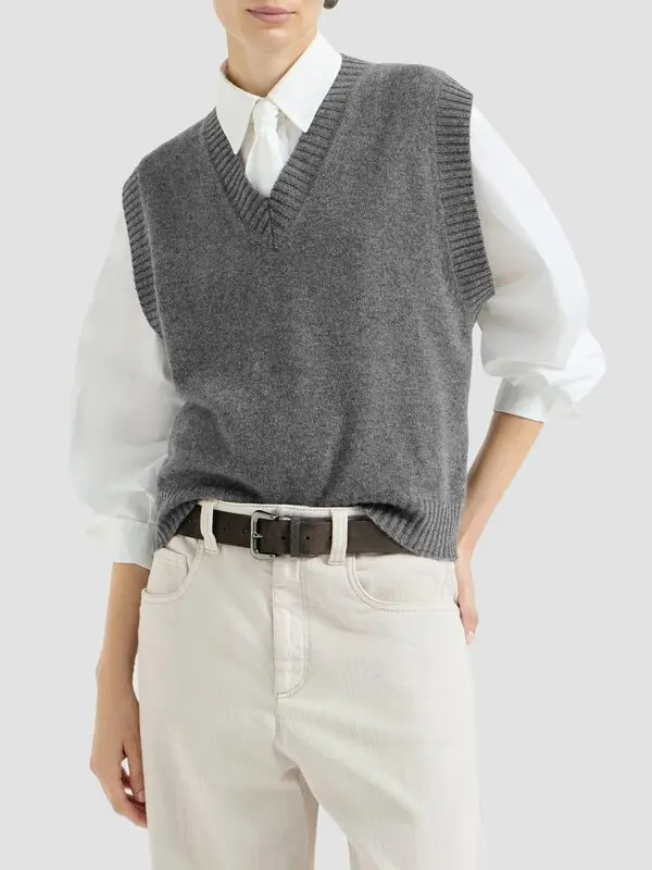 Brunello Cucinelli Cashmere Sweater Vest
