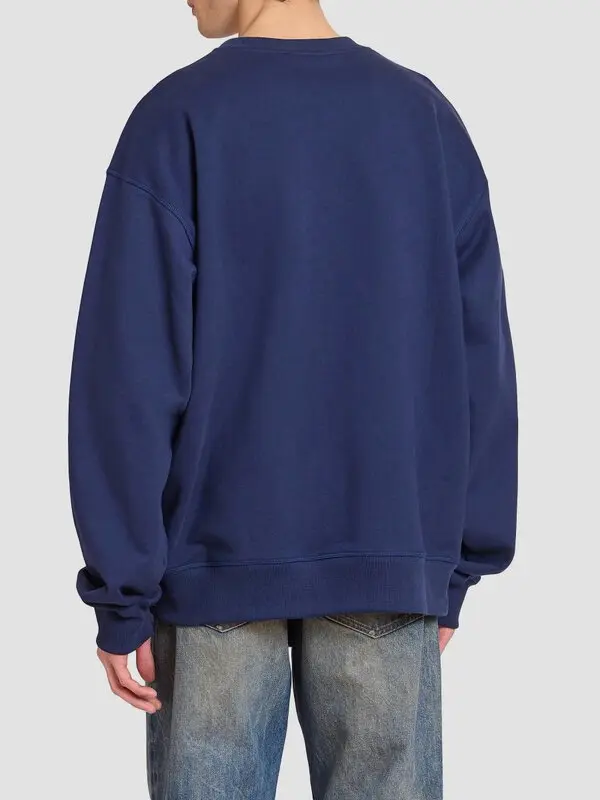 Balmain Vintage Logo Cotton Sweatshirt