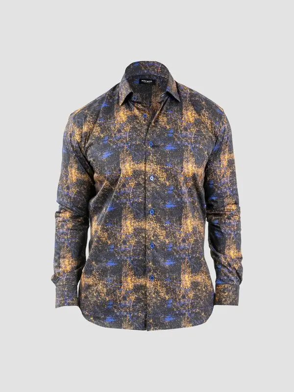 MACEOO Fibonacci Galaxy Shirt
