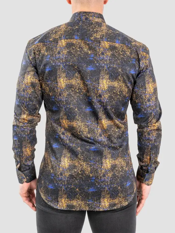 MACEOO Fibonacci Galaxy Shirt