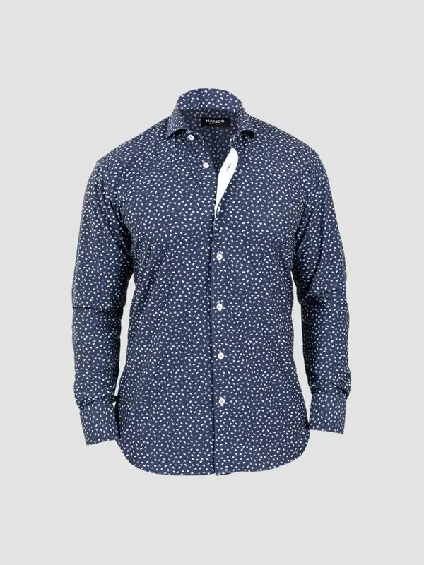 MACEOO Einstein Stretch Micro Paisley Shirt