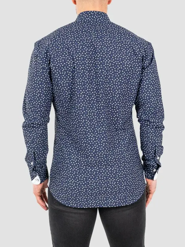 MACEOO Einstein Stretch Micro Paisley Shirt