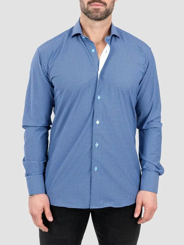 MACEOO Eins Stretch Cubism Shirt