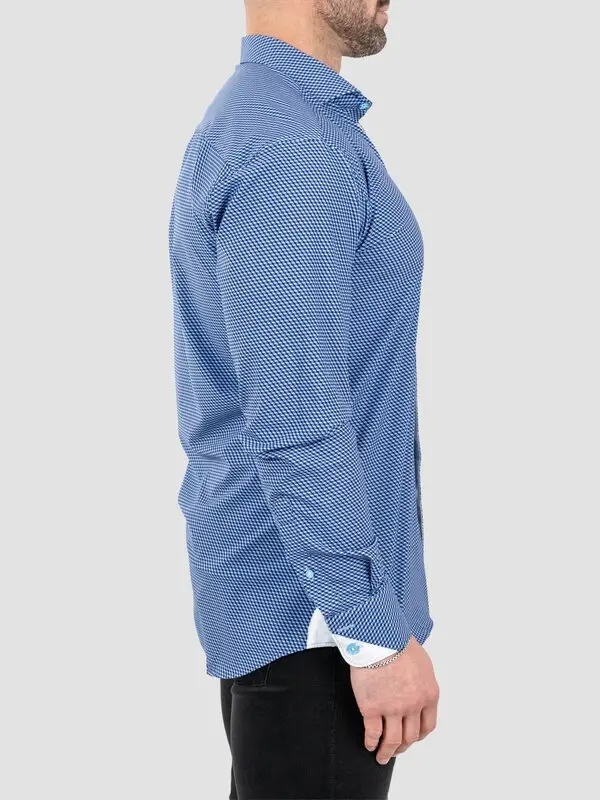 MACEOO Eins Stretch Cubism Shirt