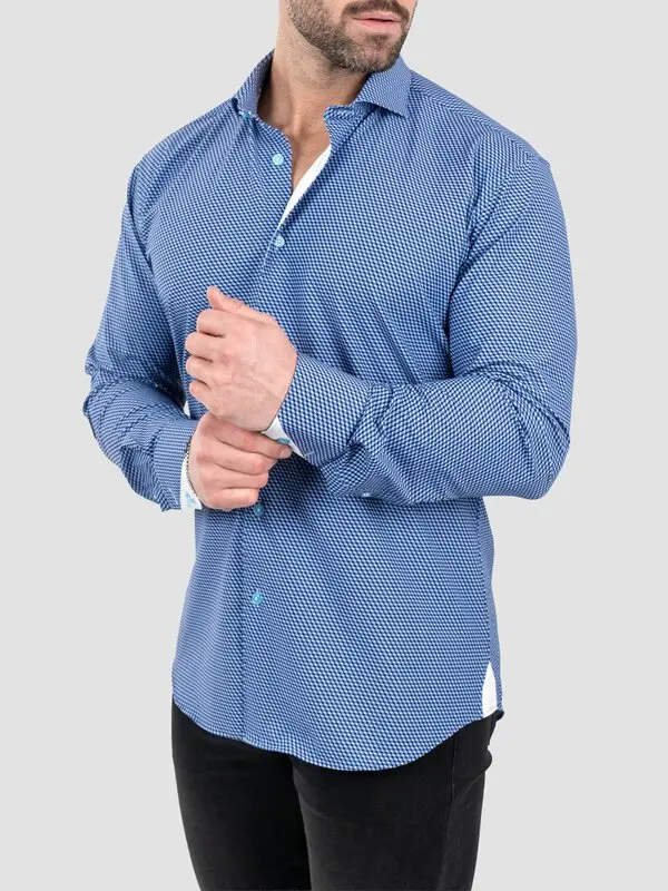 MACEOO Eins Stretch Cubism Shirt