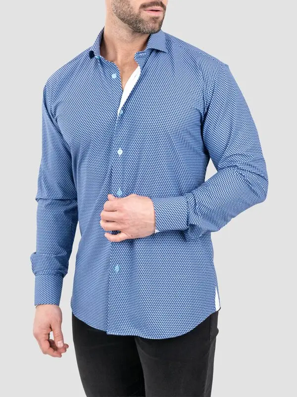 MACEOO Eins Stretch Cubism Shirt