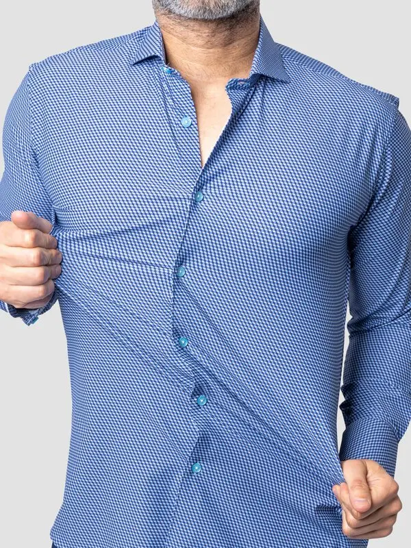 MACEOO Eins Stretch Cubism Shirt