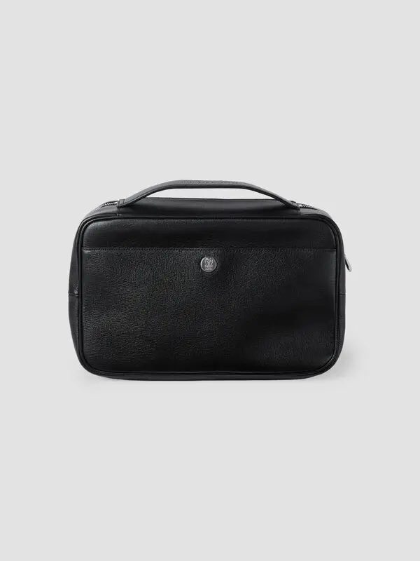 Brunello Cucinelli Grained Leather Travel Beauty Case