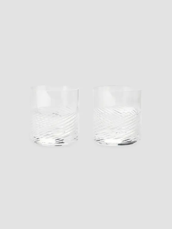 Brunello Cucinelli Set Of Two Amaro Glasses In Murano Glass