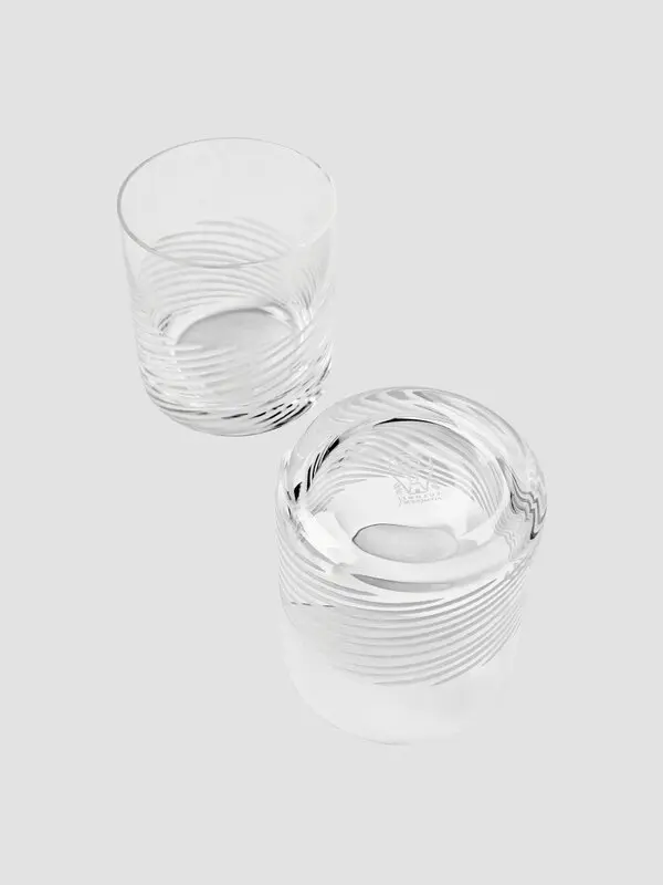 Brunello Cucinelli Set Of Two Amaro Glasses In Murano Glass