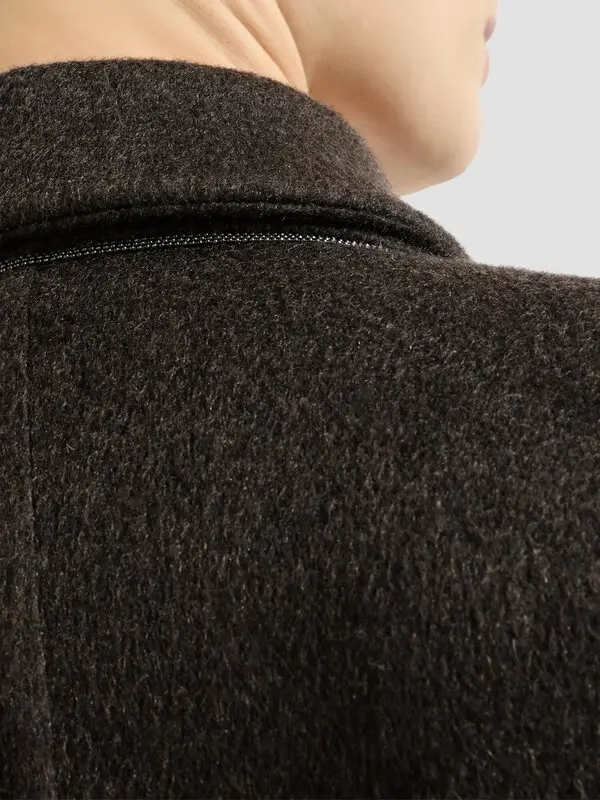 Brunello Cucinelli Hand-crafted Cashmere Double Beaver Cloth Coat