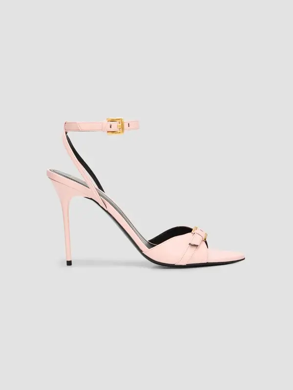 Balmain Anthem 75mm Leather Sandals