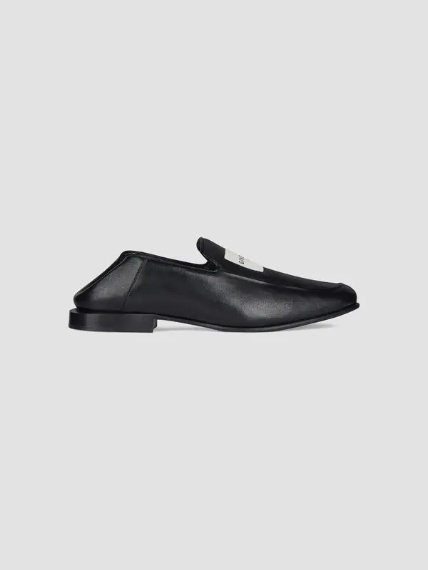 Givenchy Label Loafers In Leather