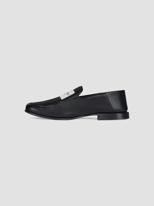 Givenchy Label Loafers In Leather