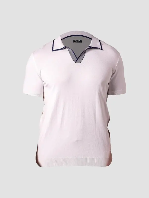 MACEOO Polo Tip Shirt - White
