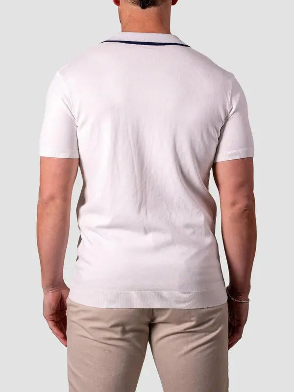 MACEOO Polo Tip Shirt - White