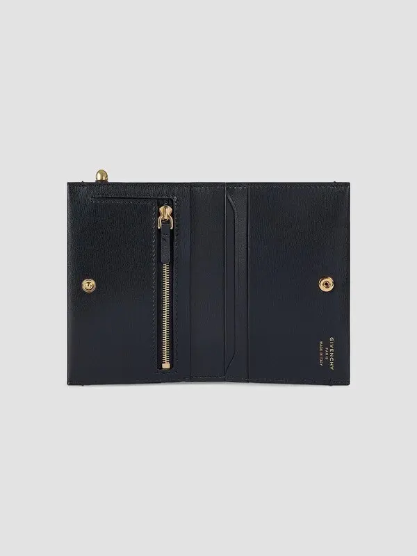 Givenchy Pinch Wallet In Leather - Black