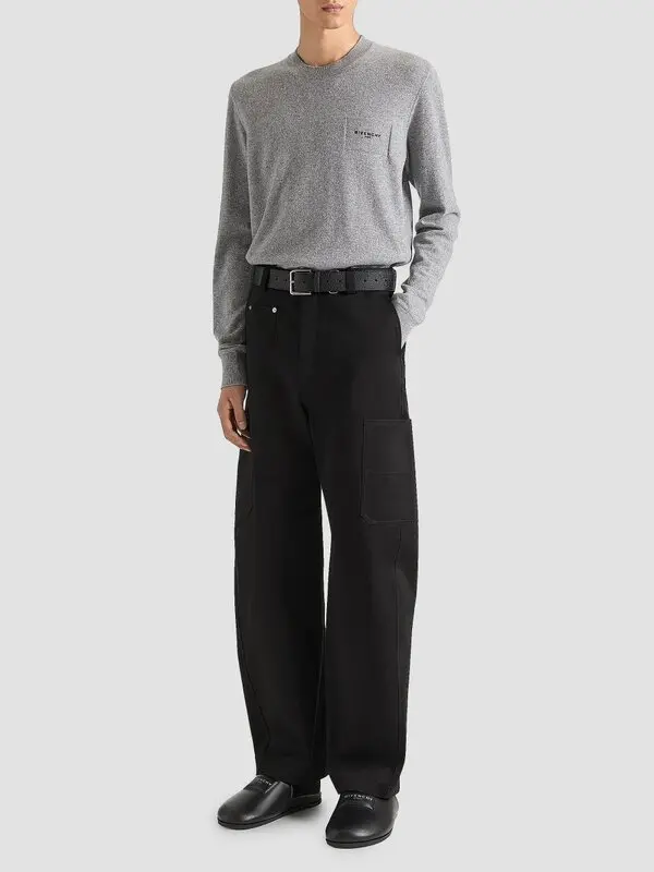 Givenchy Couture Seam Trousers In Cotton