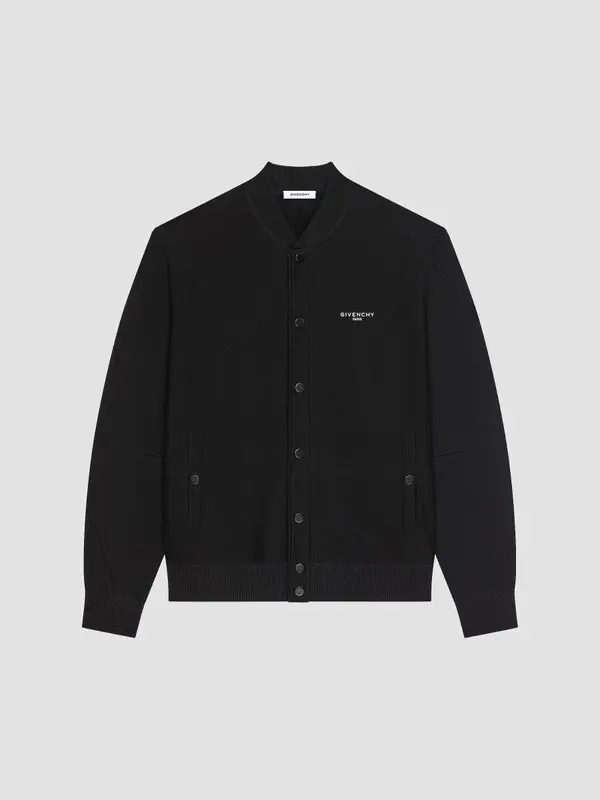 Givenchy Couture Seam Cardigan In Fleece