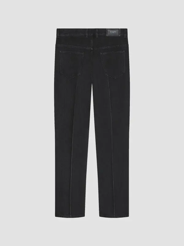 Givenchy Straight Fit Jeans With Crease Effect