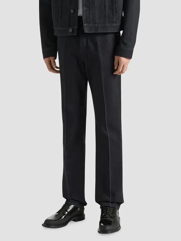 Givenchy Straight Fit Jeans With Crease Effect