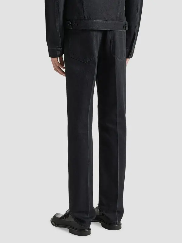 Givenchy Straight Fit Jeans With Crease Effect