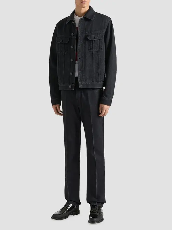 Givenchy Straight Fit Jeans With Crease Effect