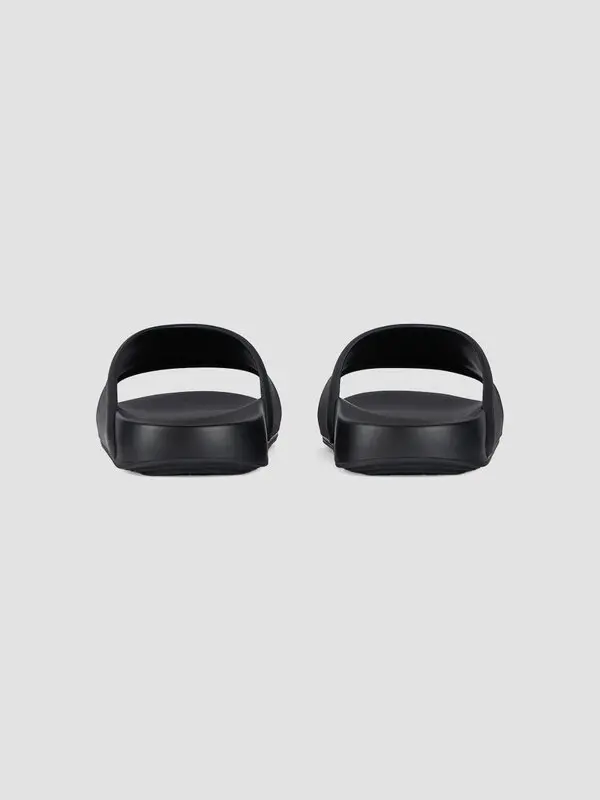 Givenchy Label Flat Mules In Rubber