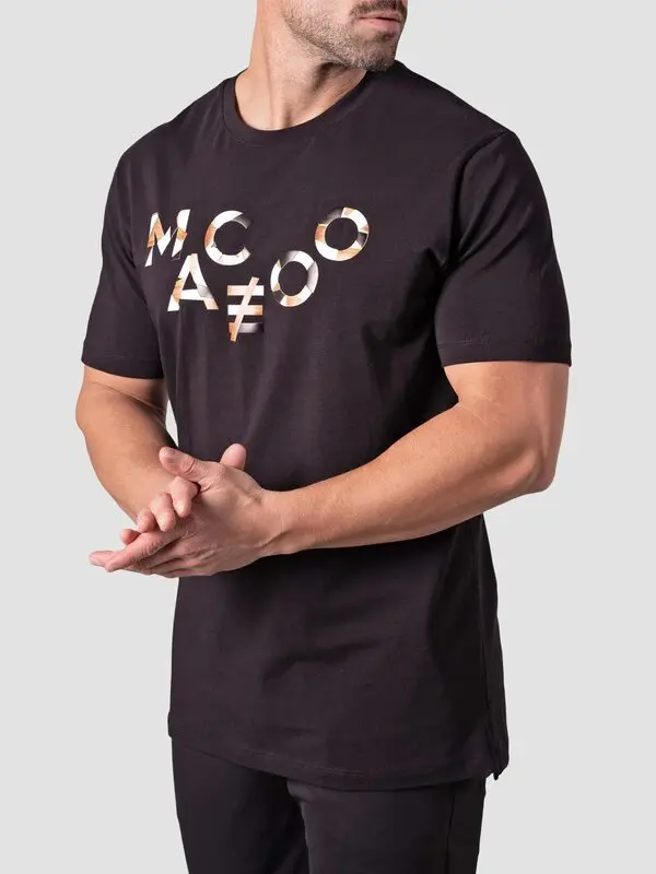 MACEOO Logo Graphic T-shirt - Black