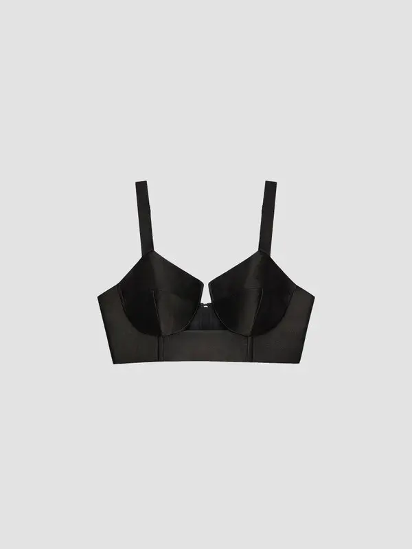 Givenchy Bra Top In Satin