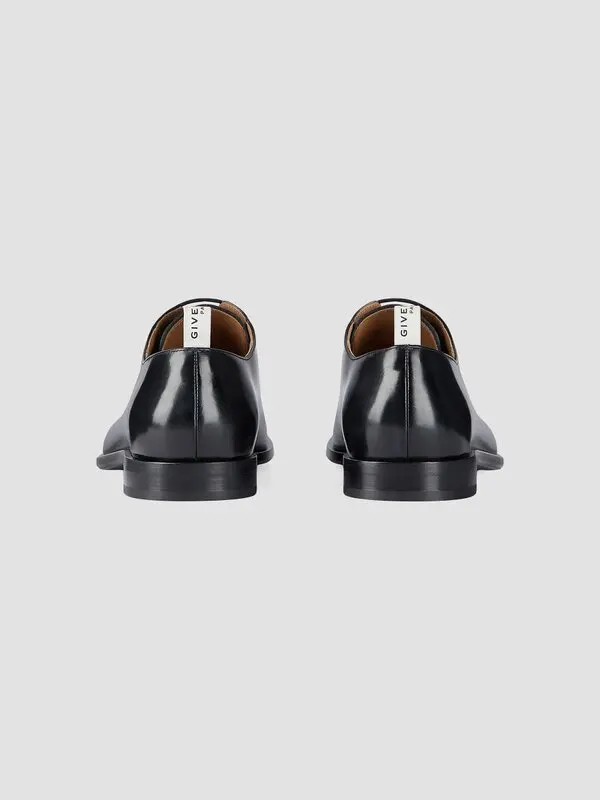 Givenchy Tux Derbies In Brushed Leather