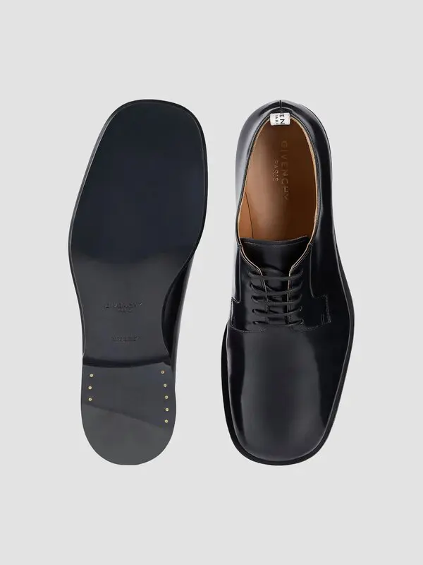 Givenchy Tux Derbies In Brushed Leather