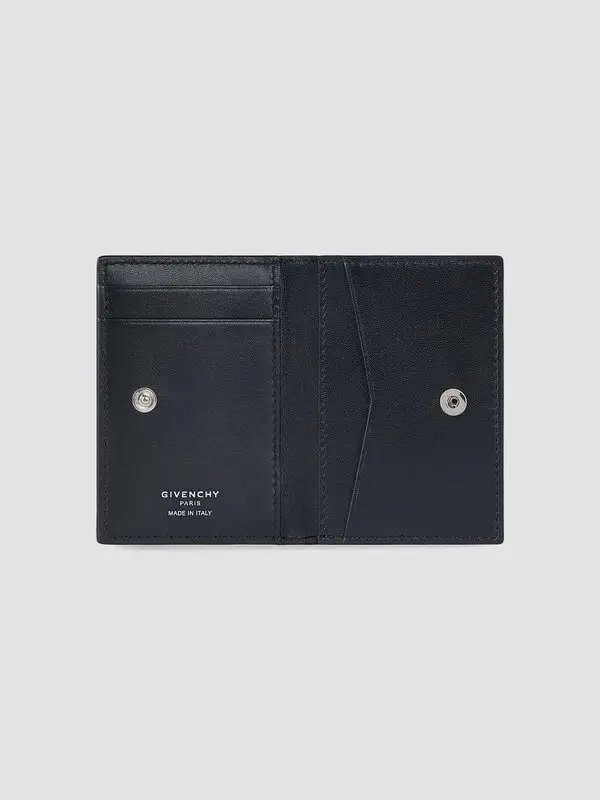 Givenchy Antigona Stamped Flap Card Holder In Leather