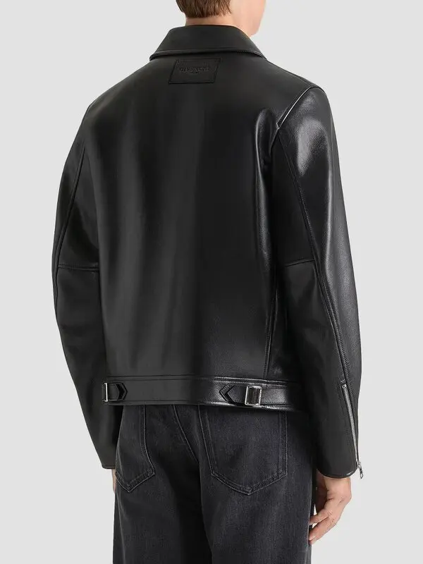 Givenchy Biker Zipped Blouson In Leather