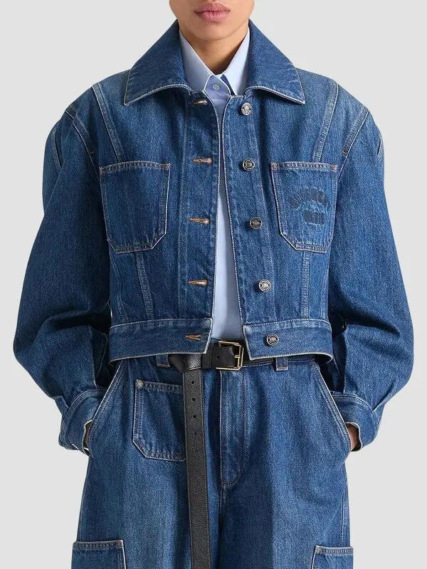 Givenchy Cocoon Jacket In Denim