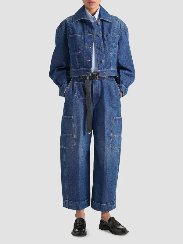 Givenchy Cocoon Jacket In Denim