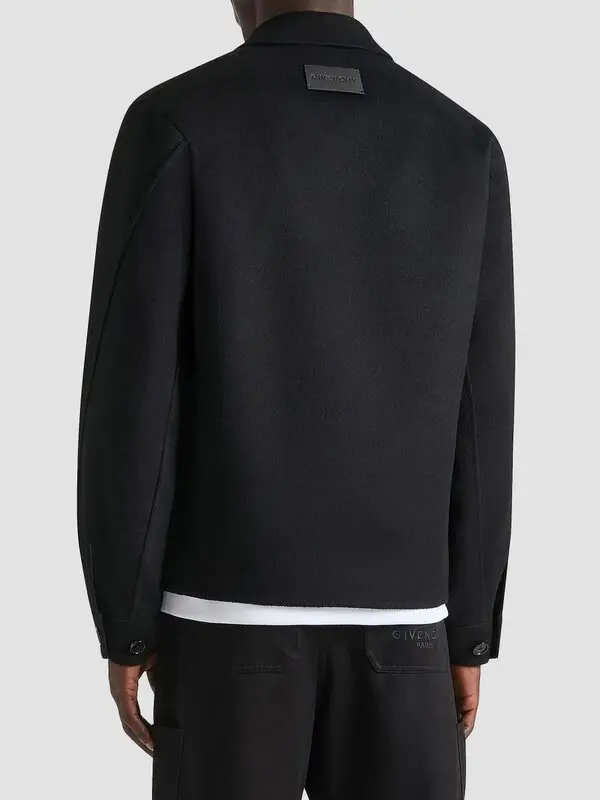 Givenchy Couture Seam Blouson In Wool And Cashmere