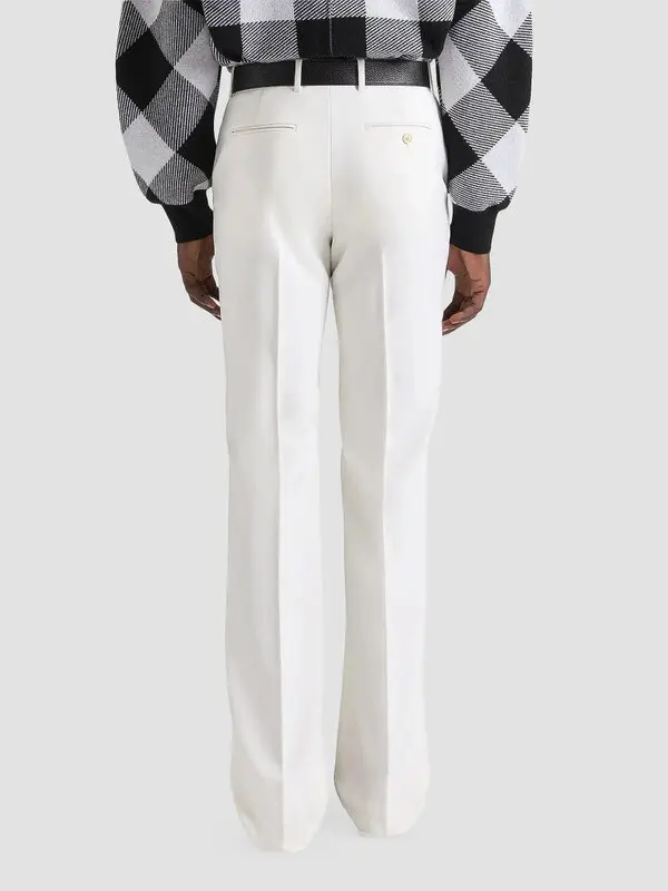 Givenchy Straight Leg Tailored Trousers In Wool And Mohair