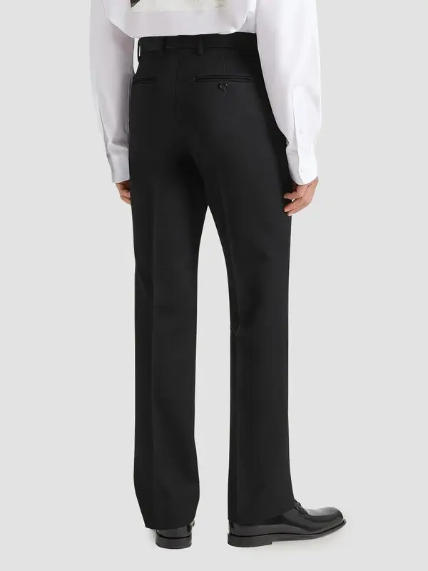 Givenchy Straight Leg Tailored Trousers In Wool