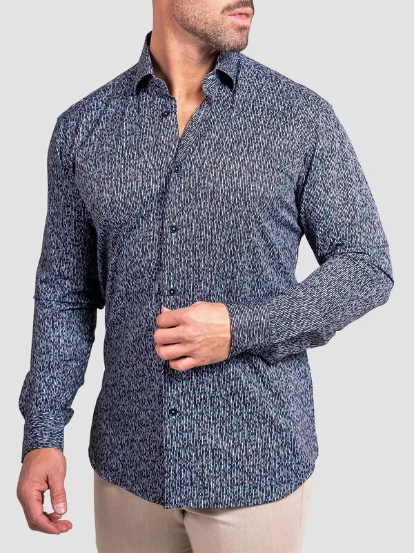 MACEOO Fibonacci Stretch Ascension Shirt - Black
