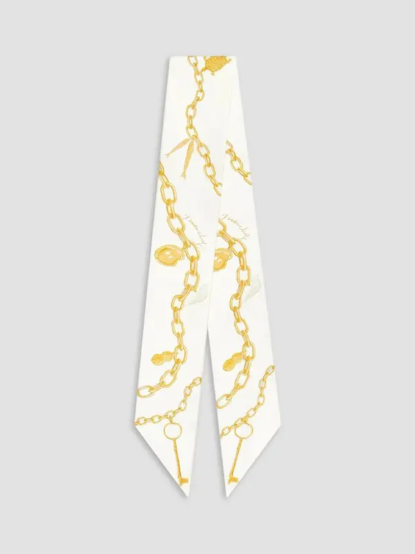 Givenchy Lucky Charms Large Bandeau In Silk - Ivory