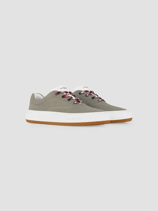 Givenchy New City Sneakers In Canvas - Khaki