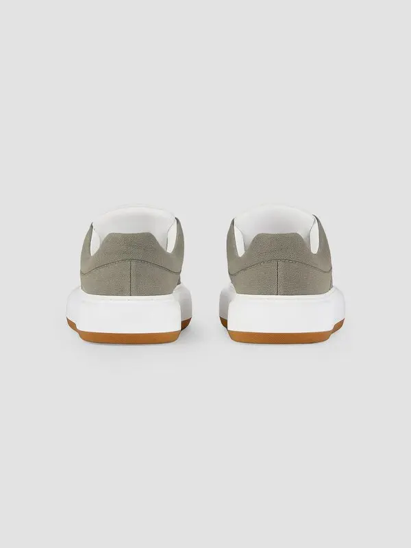 Givenchy New City Sneakers In Canvas - Khaki