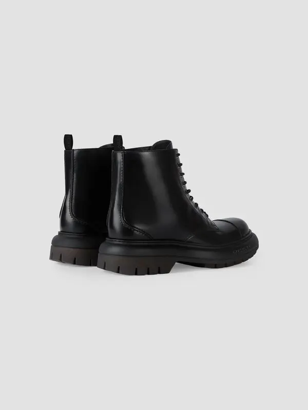 Givenchy Cargo Boots In Leather